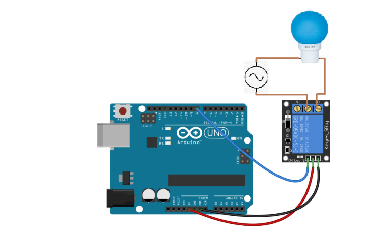 Điều Khiển Đèn 220v Bằng Realy Sử Dụng Arduino Arduino Kit