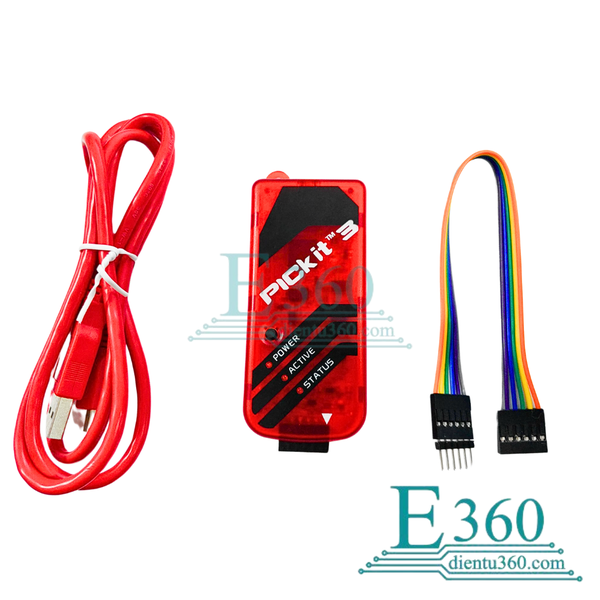 Mạch Nạp PICKIT 3 - Thiết Bị Nạp Code PIC, Hỗ Trợ MPLAB Điện Tử 360(E360)