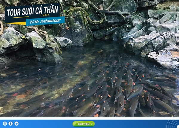 Tour Suối Cá Thần – Đền Mẫu Đầm Đa 1 Ngày | Antamtour.vn