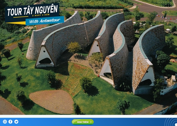 Tour Tây Nguyên 5 Ngày 4 Đêm | Đắk Lắk - Komtum - Pleiku | Antamtour.vn