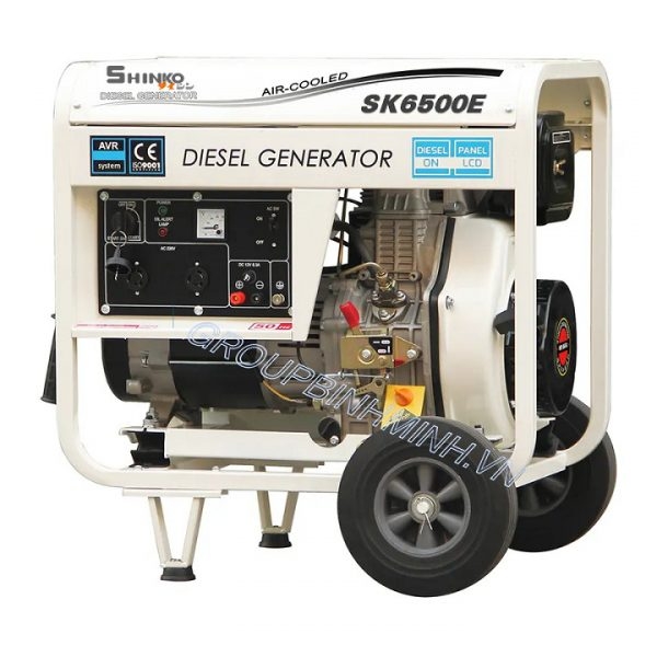 Máy Phát Điện Chạy Dầu 5Kw Shinko SK6500E – trungsondanang