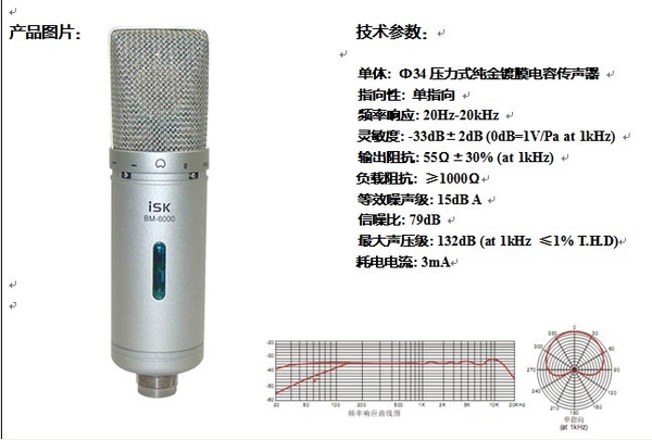 Micro thu âm ISK BM-6000 – Thietbigiaitri.net