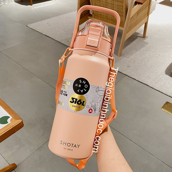 Bình Giữ Nhiệt Inox Cao Cấp 316 1600ML B502 – Thế Giới Bình Nước