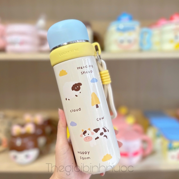 Bình Giữ Nhiệt INOX 316 500ML Đáng Yêu B561 – Thế Giới Bình Nước