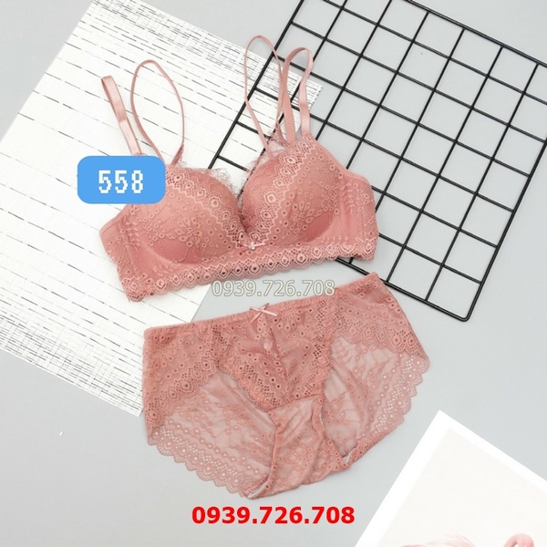 Áo Ngực Ren Dây đôi Ko Gọng Mút Dày 6cm Siêu Nâng Ngực