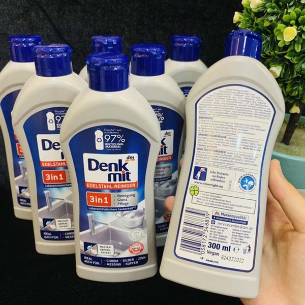 Dung dịch tẩy rửa vệ sinh xoong nồi Inox Denkmit 3 in 1 300ml - VSN03901 – viethands.vn