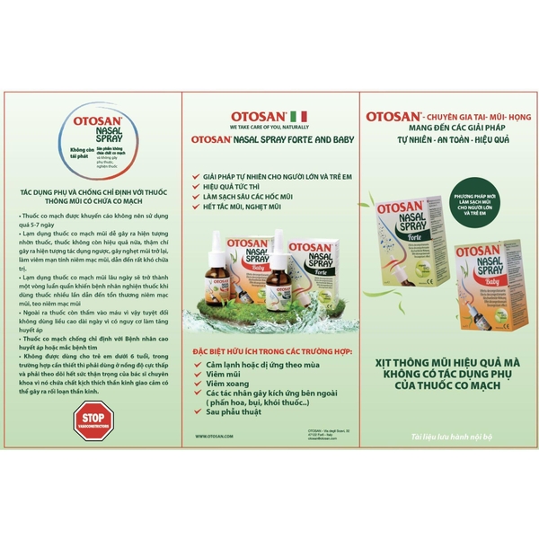 Otosan Nasal Spray Baby - Xịt Mũi Otosan Baby HGshop.vn