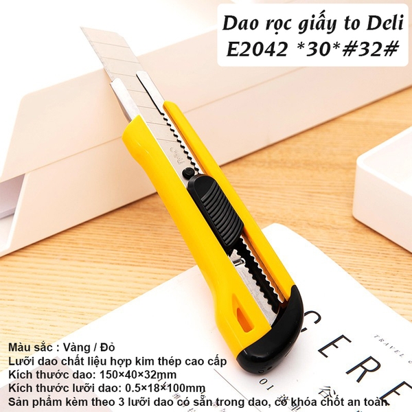Dao Rọc Giấy To DELI E2042