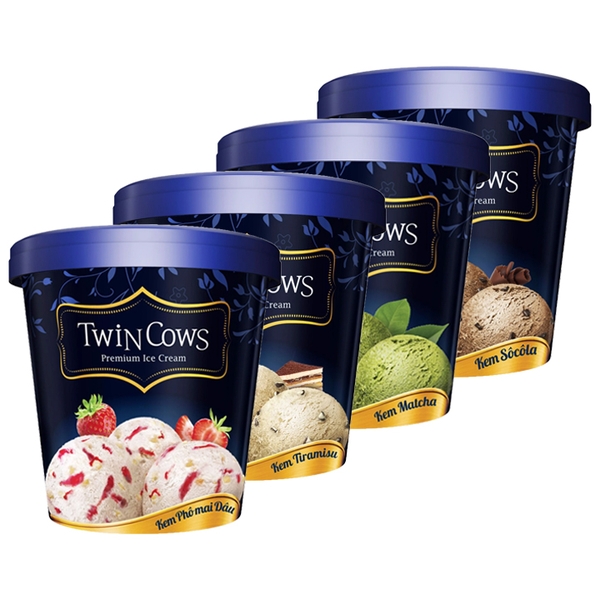 Kem hộp Twin Cows Vinamilk 450ml – Kim Phúc