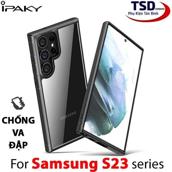Ốp Lưng Chống Sốc iPaky Samsung S23, S23 PLUS, S23 ULTRA Cao Cấp | Phụ Kiện Tân Bình