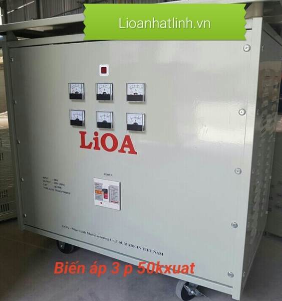 Biến áp lioa 3 pha 50 kva