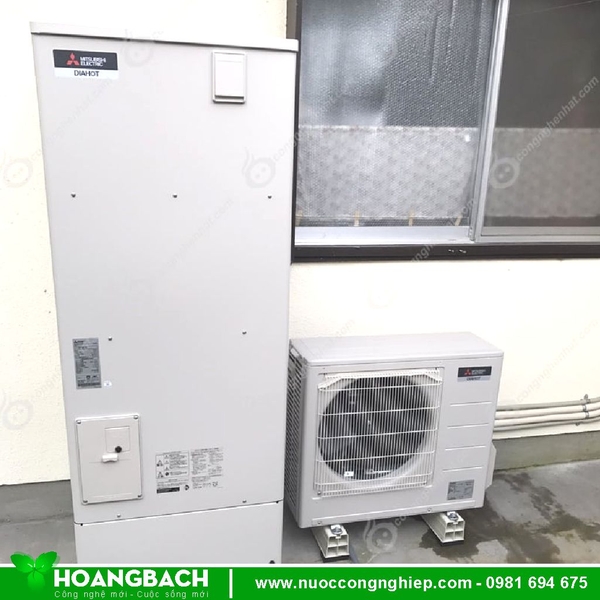 Máy nước nóng tổng Heatpump Mitsubishi SRT N376 370 lít 2024 – Nước nóng tổng Bơm nhiệt Heatpump