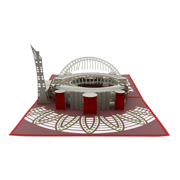 Khalif Stadium Pop Up Card