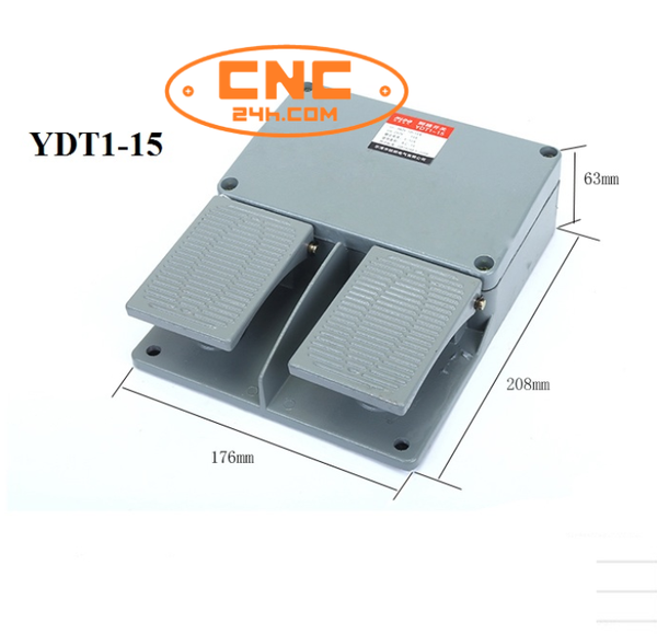 Bàn đạp đôi bảo vệ máy cắt YDT1-15 , YDT1-16 , YDT1-20 CNC24H.COM