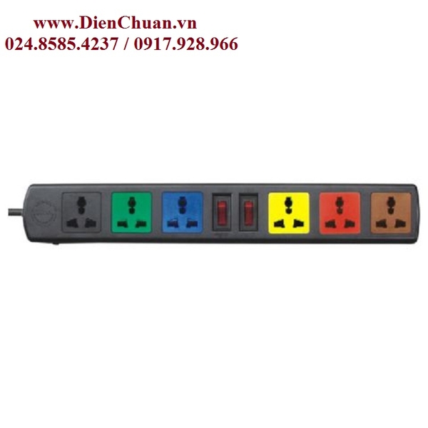 Ổ cắm kéo dài đa năng Lioa 6D52N