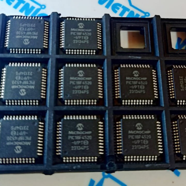 PIC18F4520-I/PT QFP44 SMD | www.vietnic.vn