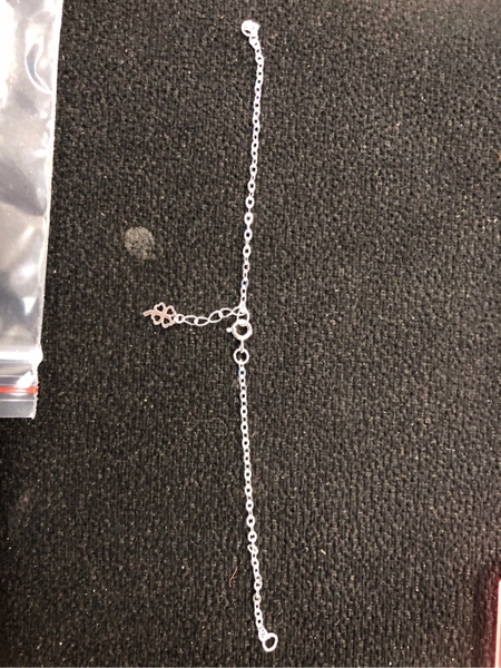 Dây bạc DIY 15cm có khoá và dây chờ Trang sức Vinasil