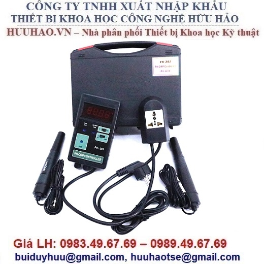 MÁY ĐO VÀ ĐIỀU KHIỂN PH, ORP ONLINE PH-203