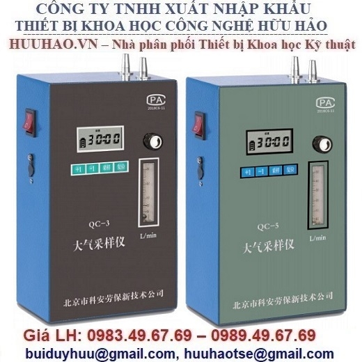 Máy lấy mẫu khí cầm tay QC-3, QC-5