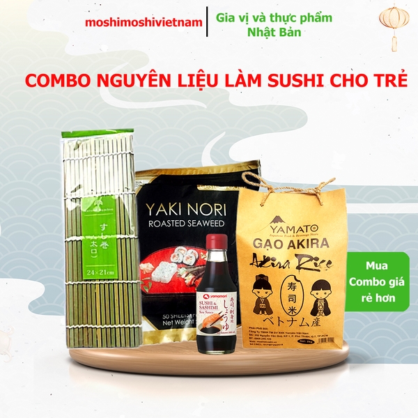 Combo Nguyên Liệu Làm Sushi Cho Trẻ | Moshi Moshi