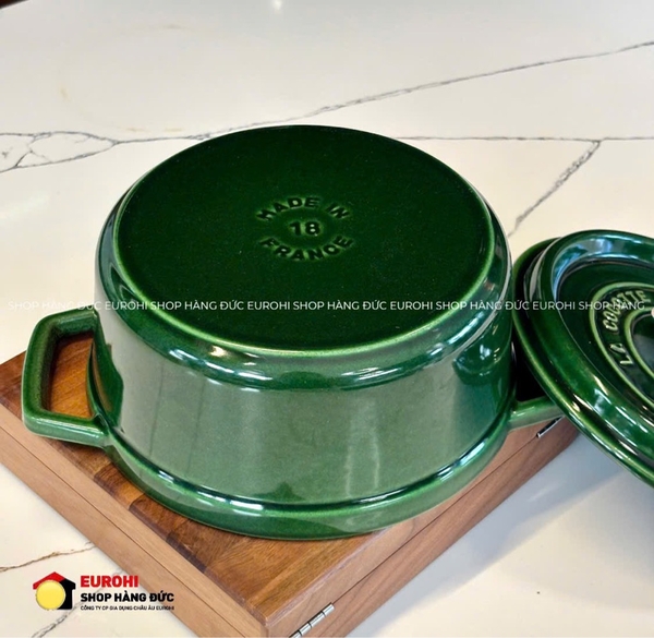 Nồi gang Staub 18cm 1.7L màu xanh húng (1101885) Shop Hàng Đức