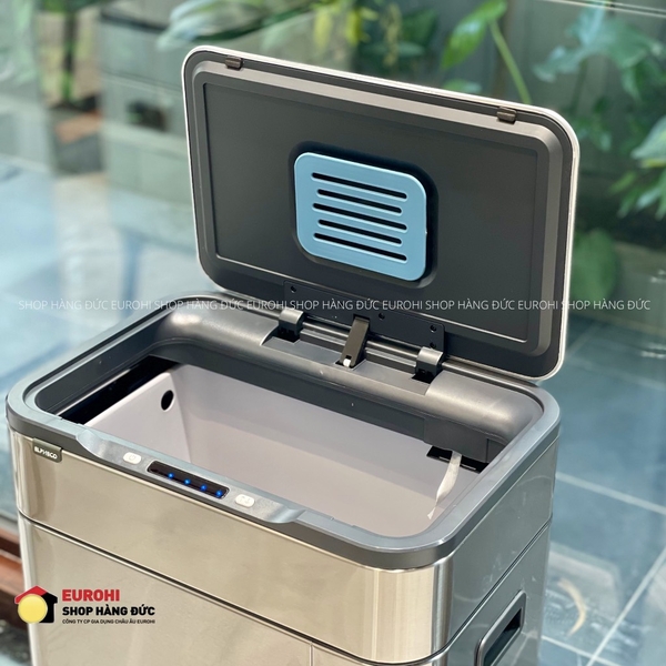Thùng rác cảm biến Elpheco 20L màu inox có chân (ELPH5522 Silver) Shop Hàng Đức