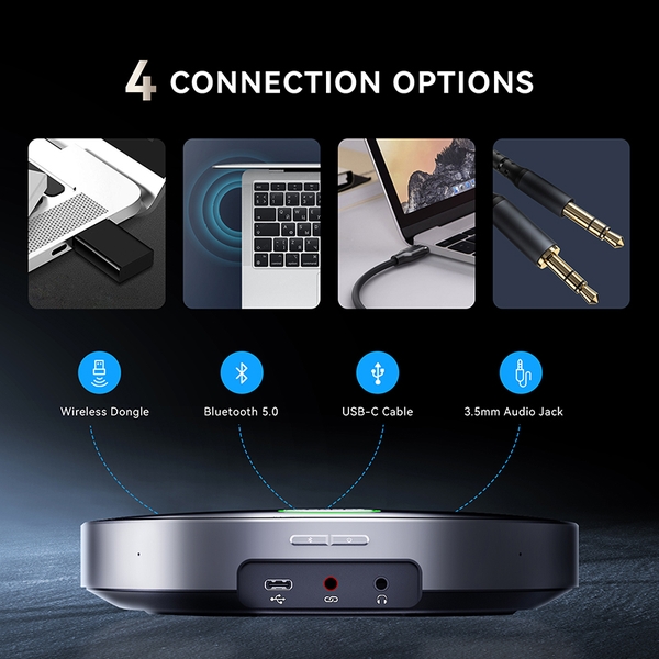 Micro Đa Hướng Họp Trực Tuyến TENVEO TEVO-M5B-EX