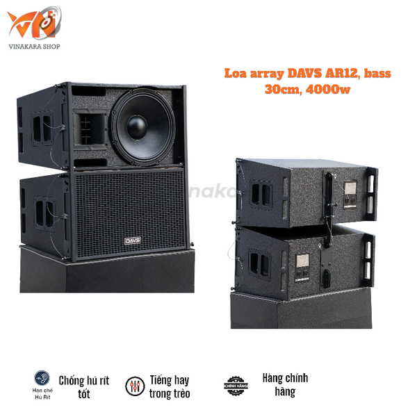 Loa array DAVS AR12, bass 30cm, 400w | Vinakara.com