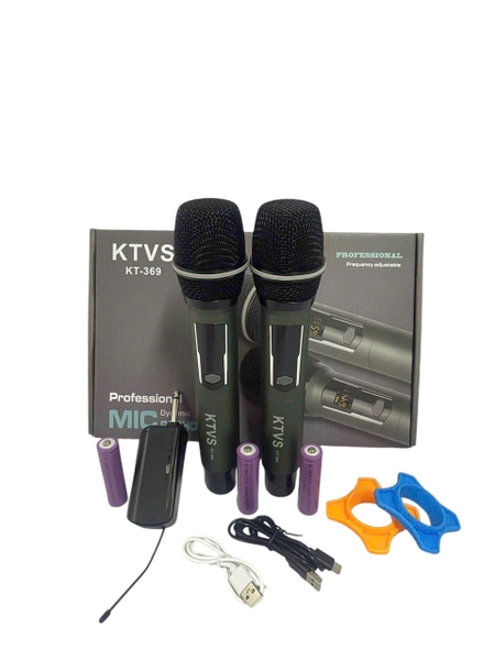 Micro đa năng KTVS KT-369 cho amply, loa kéo | Vinakara.com