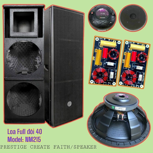 Loa full 4 tấc đôi LF402220 PRO | Vinakara.com
