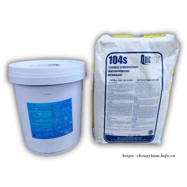 Quicseal 104s Màng Dẻo Chống Thấm Gốc Xi Măng Uss Việt Nam