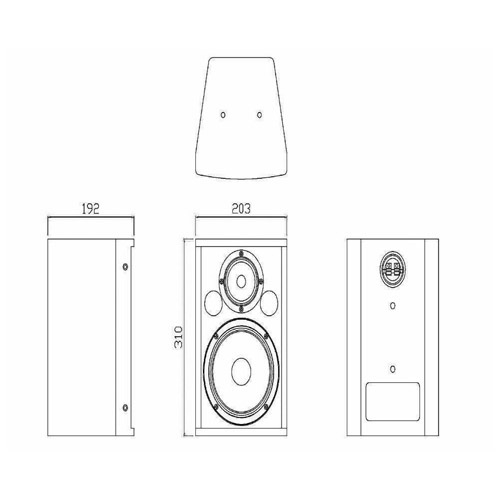 FP3.6 Loa hội nghị chuyên nghiệp tần số đầy đủ 6 inch đơn CÔNG TY TNHH XNK LCC VIỆT NAM