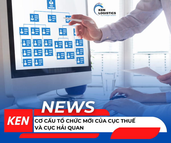 CƠ CẤU TỔ CHỨC MỚI CỦA CỤC THUẾ VÀ CỤC HẢI QUAN KEN LOGISTICS
