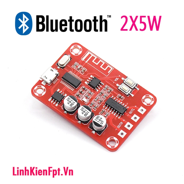 Chế tạo loa Bluetooth 5W Combo loa vi tính 2x5W | linhkienfpt