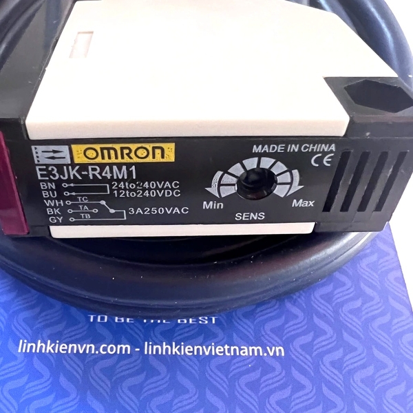 Cảm biến quang E3JK-R4M1 2M / chính hãng Omron (khoảng cách phát hiện 4 mét) | Công ty cổ phần ...
