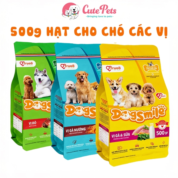 Hạt cho chó DogSmile 500g Dành cho mọi giống chó - Cutepets Cutepets - Pet shop & Grooming Spa ...