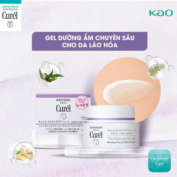 KEM DƯỠNG CHỐNG LÃO HÓA CẤP ẨM CHUYÊN SÂU CURÉL 40G | Hàng Xách Tay Giá Tốt HeaStore