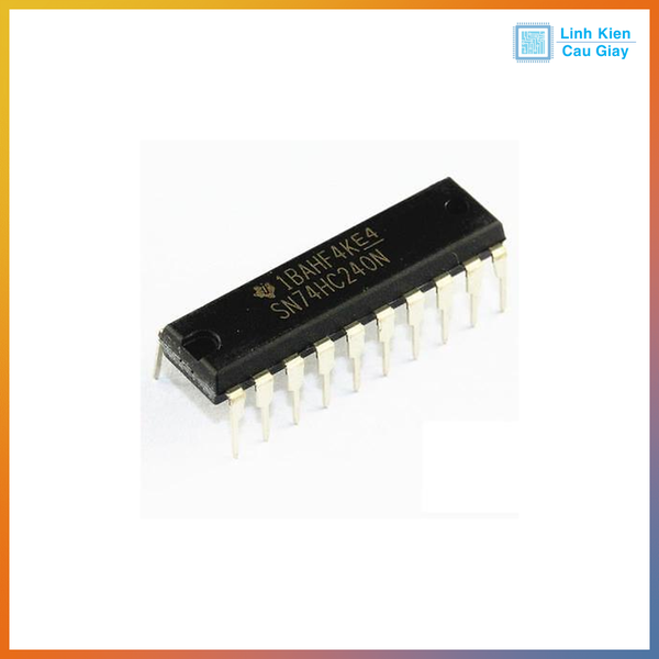 Linh kiện IC 74HC240N Bộ Đệm Đảo 3-State 8-Bit DIP-20 Linh kiện Cầu Giấy