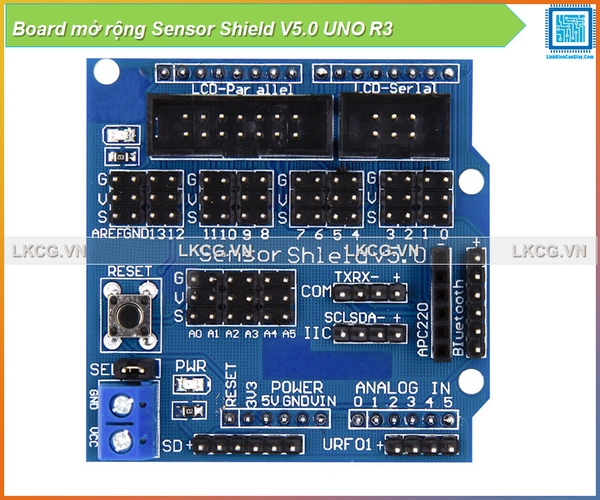 Board Mở Rộng Sensor Shield V50 Uno R3 Linh Kiện Cầu Giấy