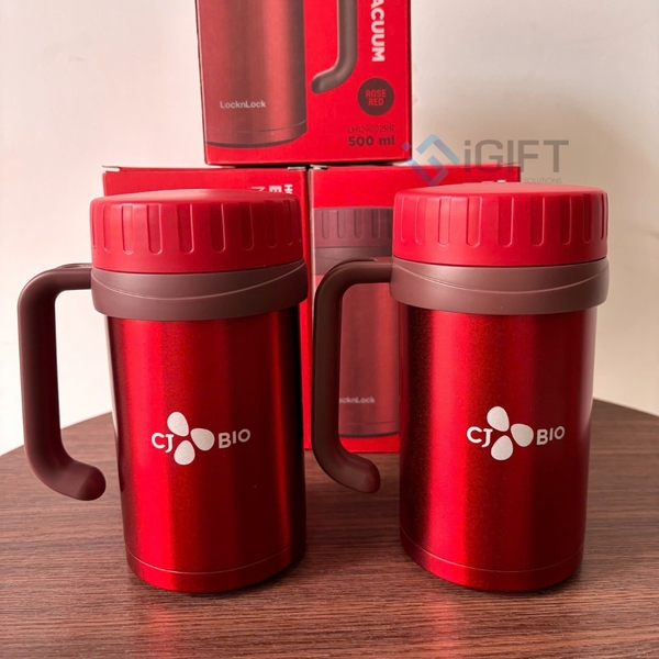Cốc giữ nhiệt Lock&Lock LHC9002 - Basic Table Mug In Logo CJ Bio – IGIFT