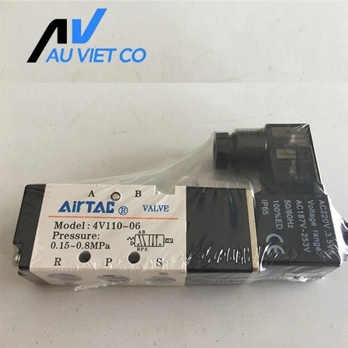 Van Điện Từ Khí Nén Airtac 4v110-06 | Chính hãng - Giá rẻ