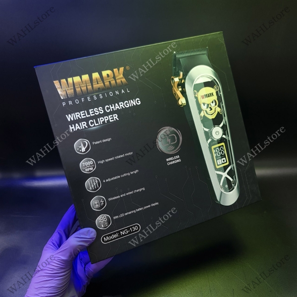 Tông Đơ Cắt Tóc WMARK NG-130 Sạc Wireless Chuyên hớt lược, đi khung – WAHLstore.vn
