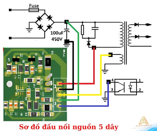 Mạch độ nguồn 5 dây mosfet dòng cao công xuất lớn G2-G2 | Cửa hàng thiết bị - Linh kiện điện tử ...
