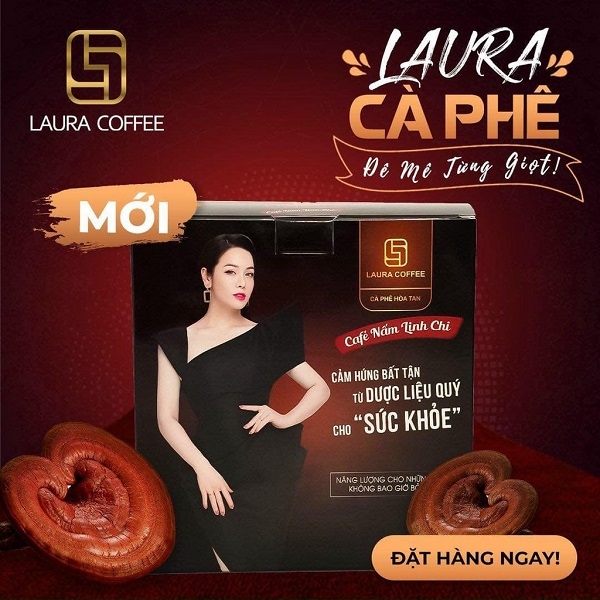 Cà Phê Nấm Linh Chi Nhật Kim Anh - LAURA COFFEE | Mỹ phẩm Laura Sunshine - Nhật Kim Anh