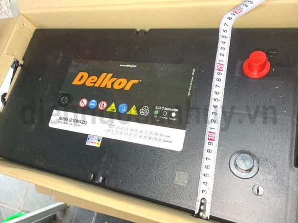 Ắc quy 12V Delkor N200 (210H52L) 200Ah axit kín khí 50x27x22 cm | Điện, Nước, Kim Khí, Điện Lạnh ...