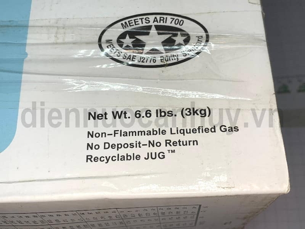 Gas máy lạnh điều hòa Supon R134a 3kg | Điện, Nước, Kim Khí, Điện Lạnh, phụ kiện gỗ