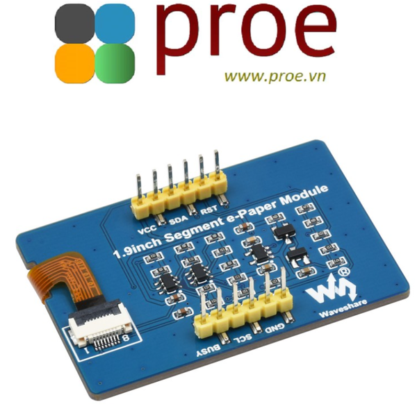 1.9inch Segment e-Paper Module | Điện tử ProE 1.9inch Segment e-Paper Module | Điện tử ProE