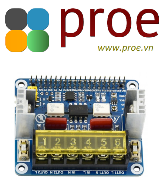 2 Ch Triac Hat 2 Ch Triac Hat For Raspberry Pi Integrated Mcu Uart