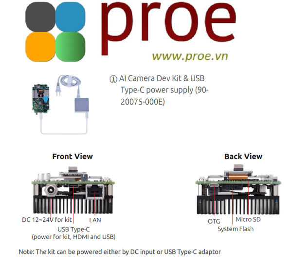 AI Camera Dev Kit - NVIDIA® Jetson Nano™ based AI Vision Developer Kit | Điện tử ProE