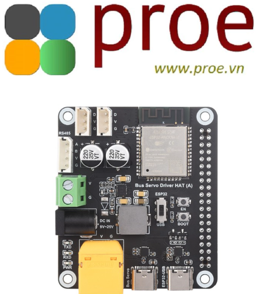 Serial Bus Servo Driver Hat Integrates Esp32 And Servo Control Circuit